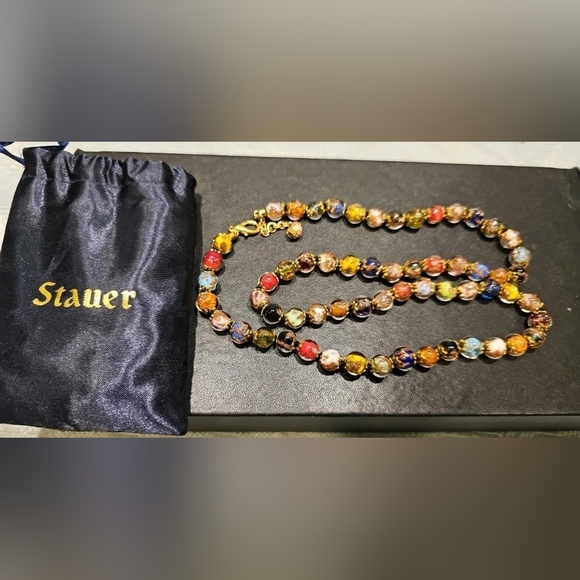Stauer | Jewelry | Vintage In Pouch Stauer Murano Glass Necklace ...